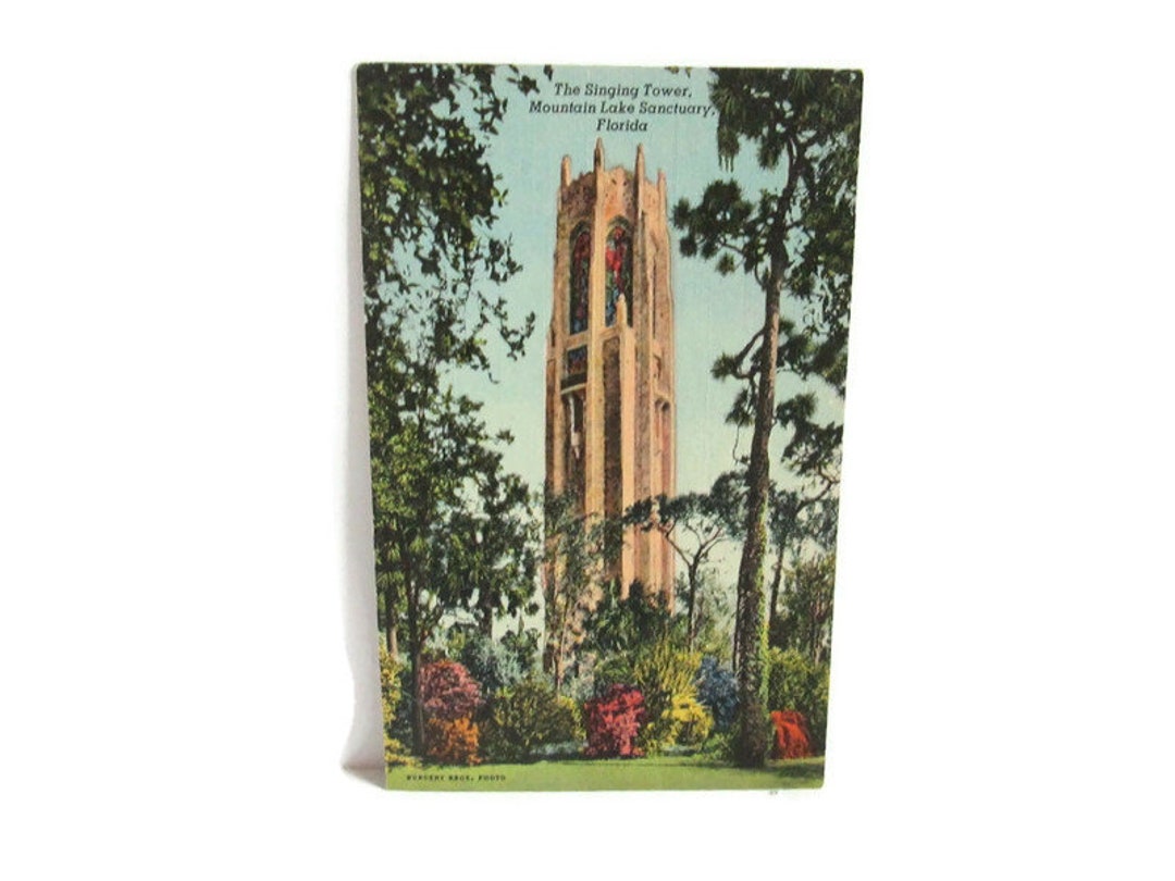 The Singing Tower Mountain Sanctuary Vintage Lake Wales - Etsy
