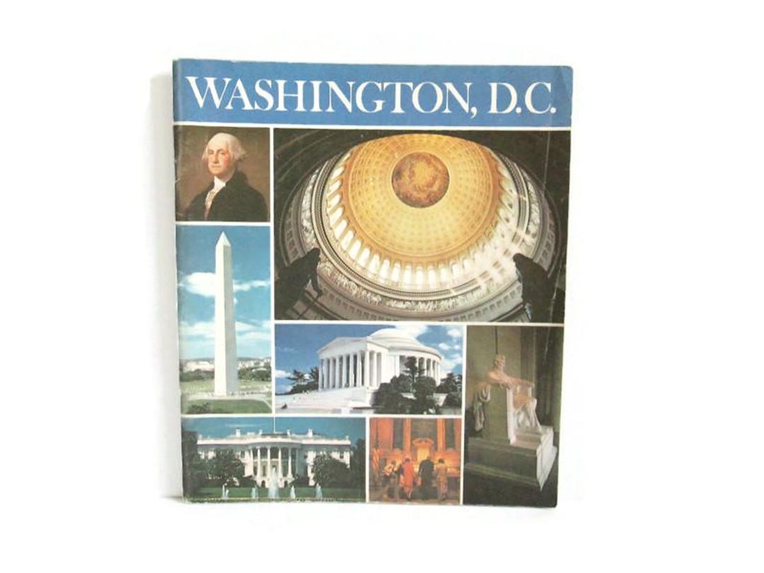 Washington DC Vintage Guidebook - Etsy