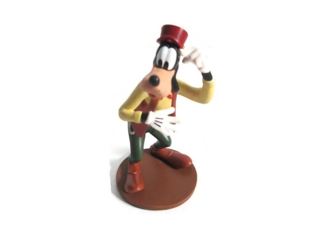 Vintage Goofy Miniature Figure Train Conductor Walt Disney Company - Etsy