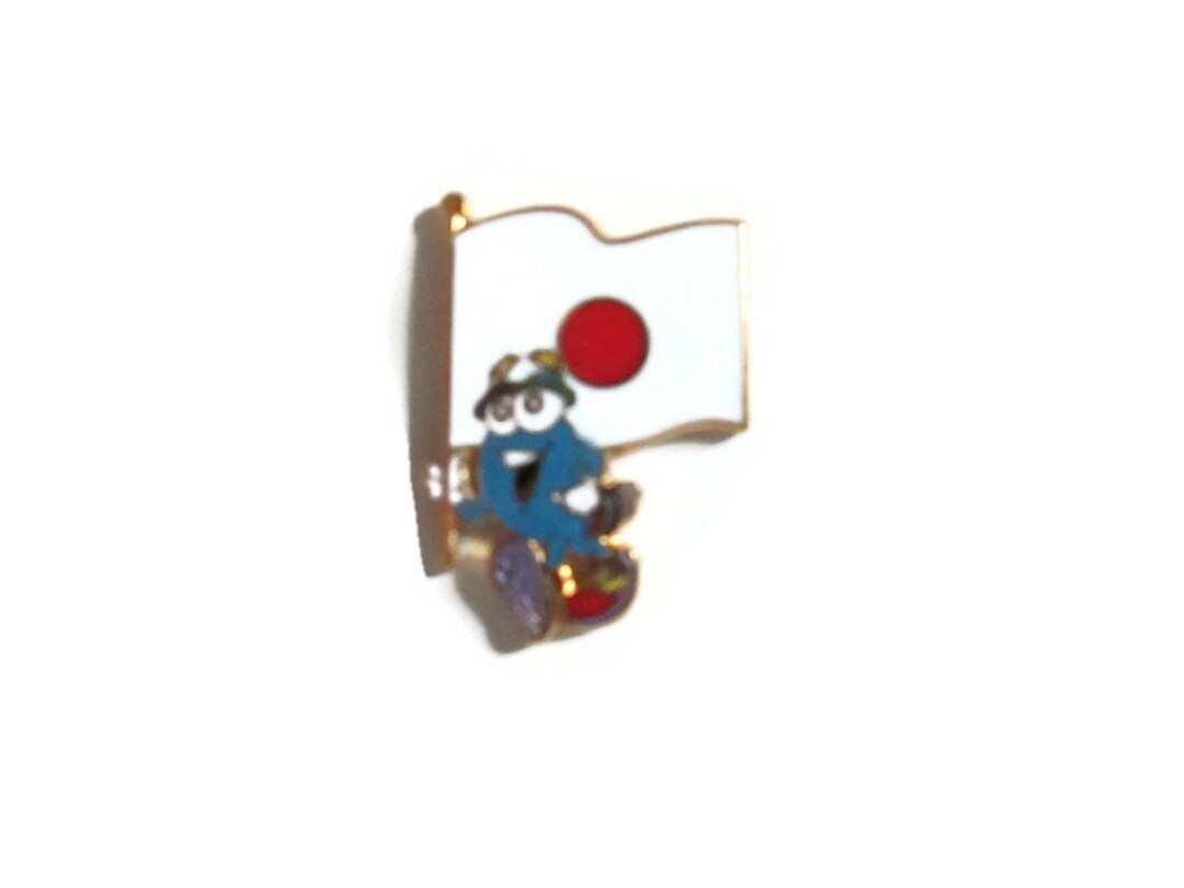 Vintage Atlanta 1996 Olympic Pin Mascot Izzy Flag of Japan - Etsy
