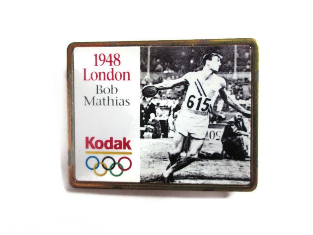 Bob Mathias Olympic Pin Gold Medalist Decathlon 1948 London England - Etsy