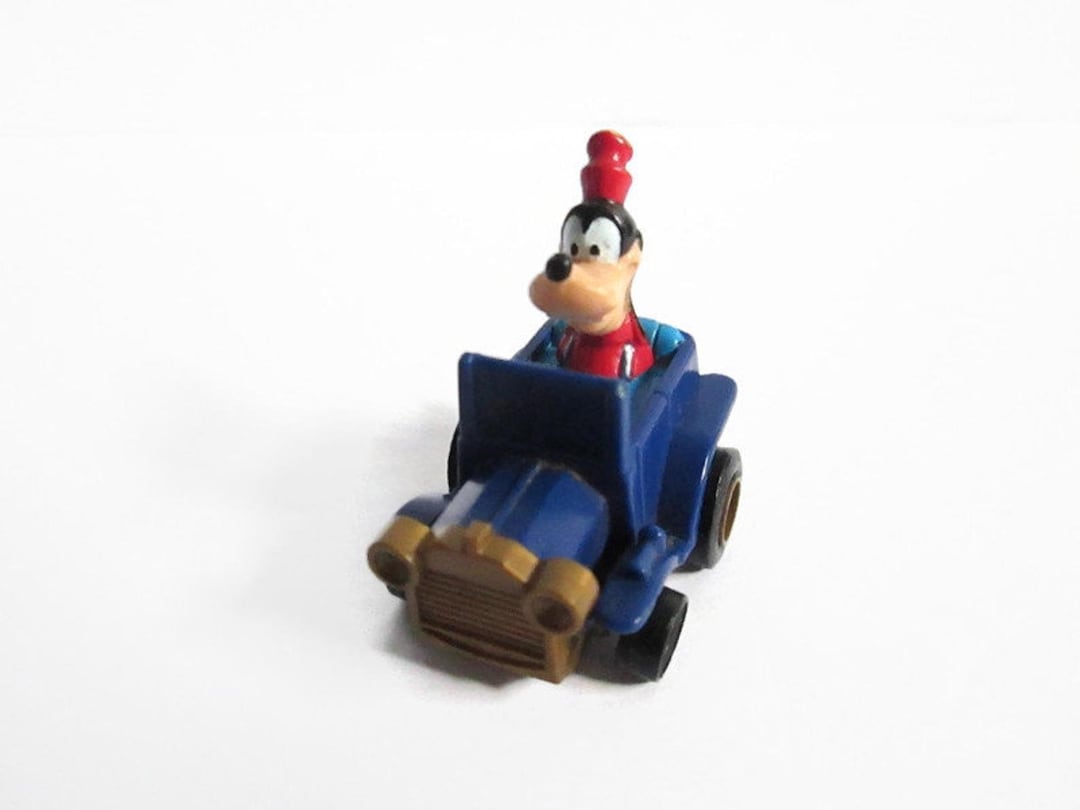 Goofy Pull Back Action Toy Car Vintage Disney Plastic Vehicle - Etsy