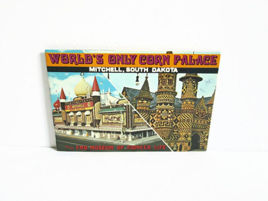 Corn Palace Vintage Guidebook Museum Pioneer Life Mitchell South Dakota ...