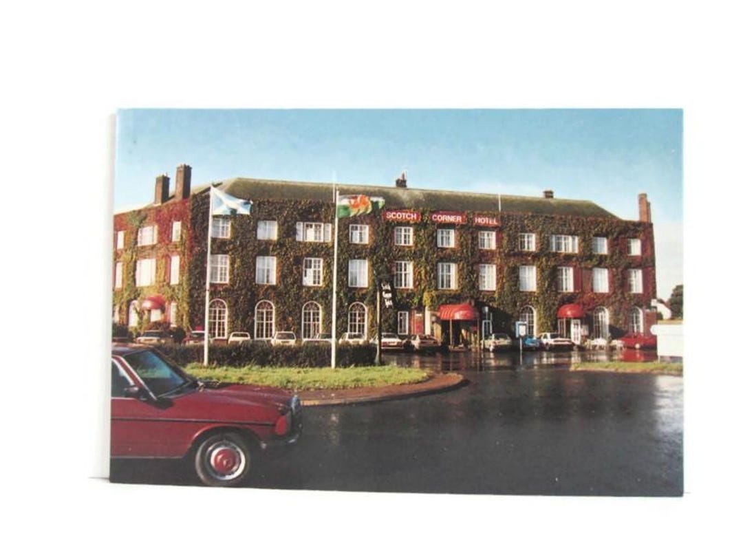 Scotch Corner Hotel Vintage Continental Postcard, United Kingdom UK ...
