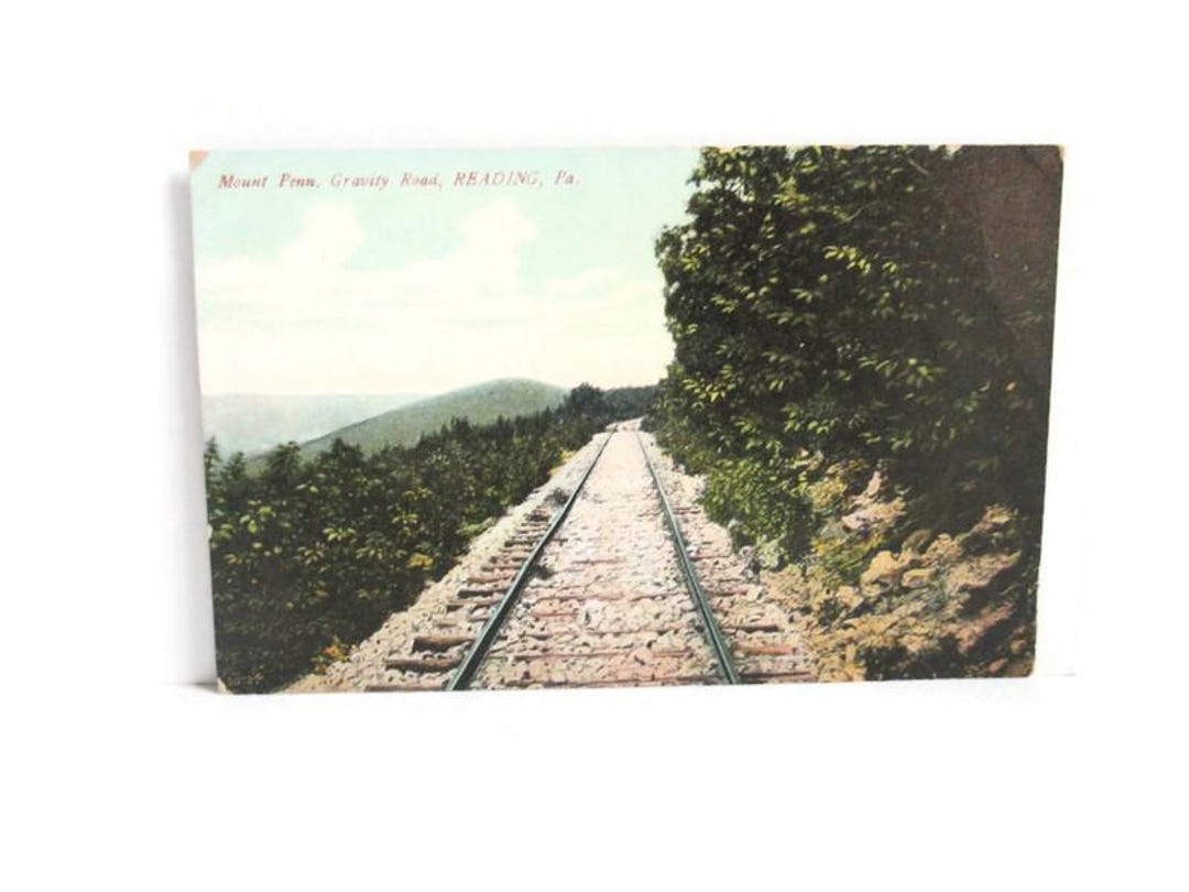 Antique Postcard Mount Penn Gravity Road Reading Pennsylvania Printed ...