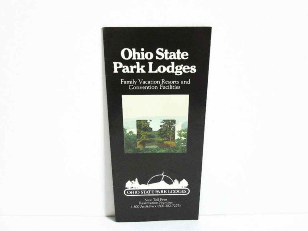 Vintage Travel Brochure, Ohio State Park Lodges, Family Vacation ...