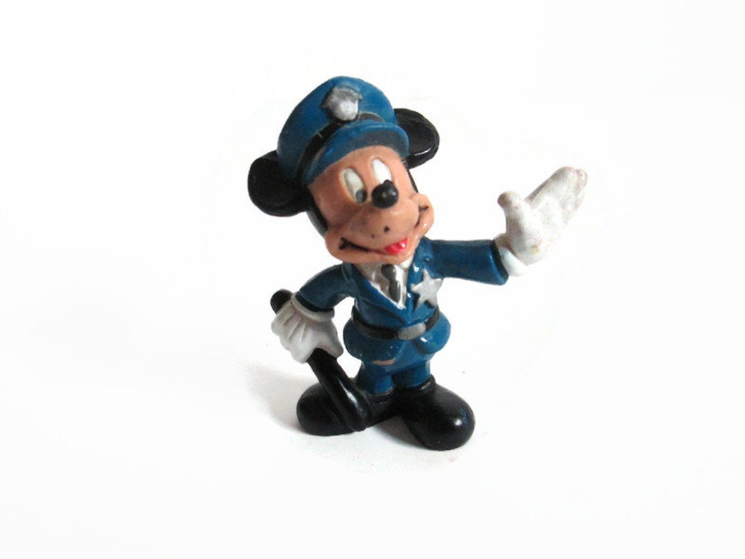 Mickey Mouse a British Bobby Policeman With Billy Club Disney Bullyland ...