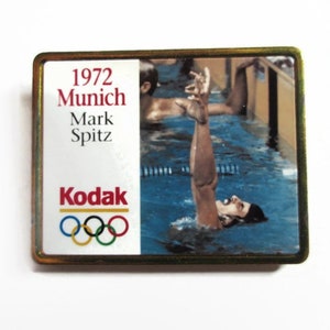 Mark Spitz Olympic Pin Gold Medalist Sport of Swimming 1972 Munich ...