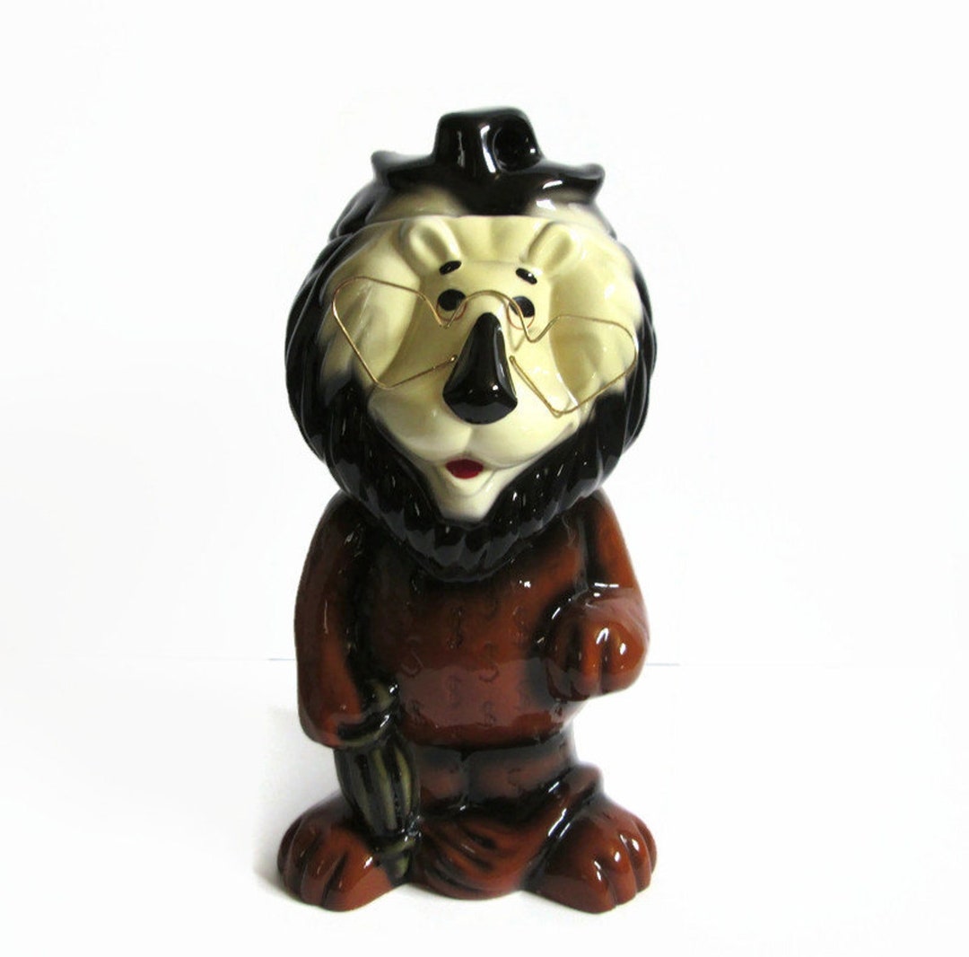 Hubert the Lion Cookie Jar Gift From Harris Bank Lefton - Etsy