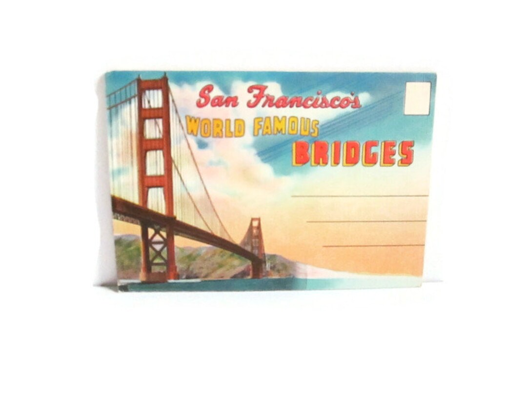 Vintage Souvenir Folder Greetings From San Francisco's World Famous ...