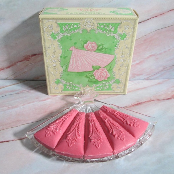 Avon Glass Fan Dish - Etsy