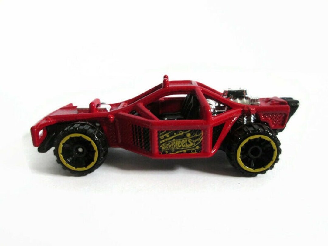 Vintage Hot Wheels Car, Red Roll Cage, 2000 Mattel Inc., Made in ...