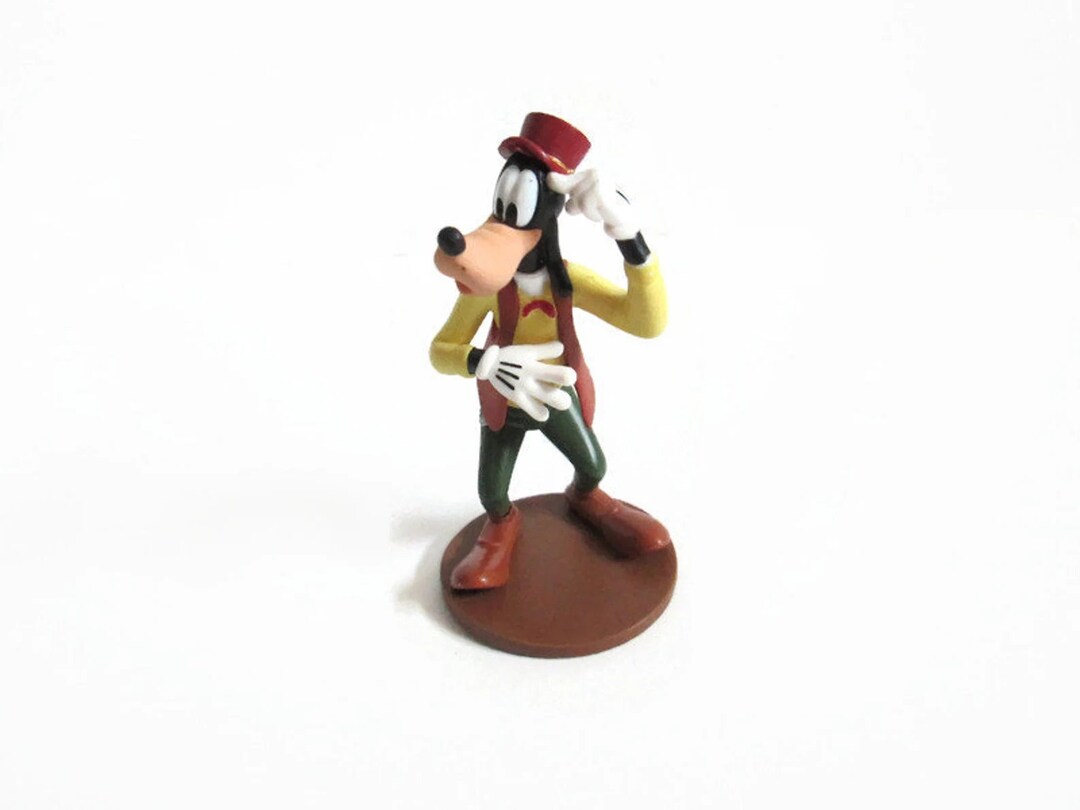 Vintage Goofy Miniature Figure Train Conductor Walt Disney Company - Etsy