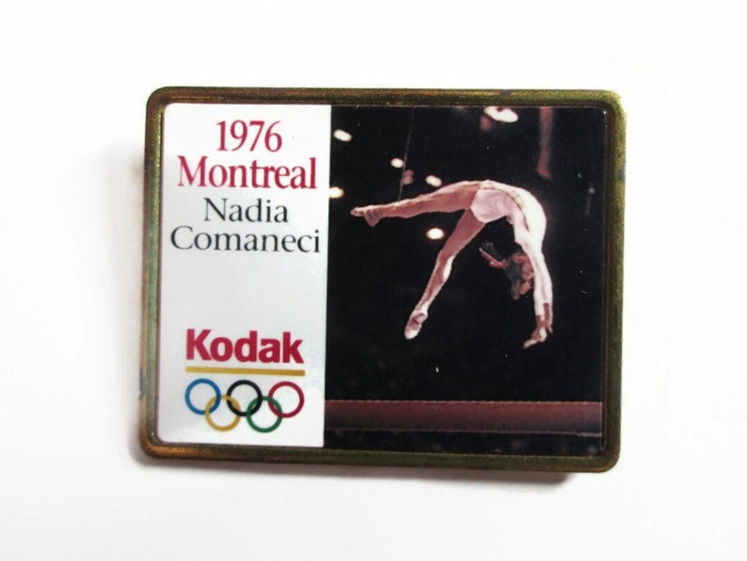 Nadia Comaneci Olympic Pin Gold Medalist Sport of Gymnastics - Etsy