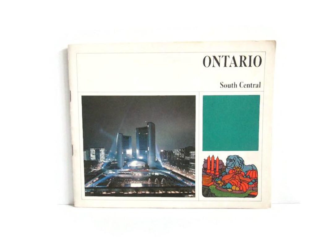Ontario Canada South Central Vintage Guidebook - Etsy