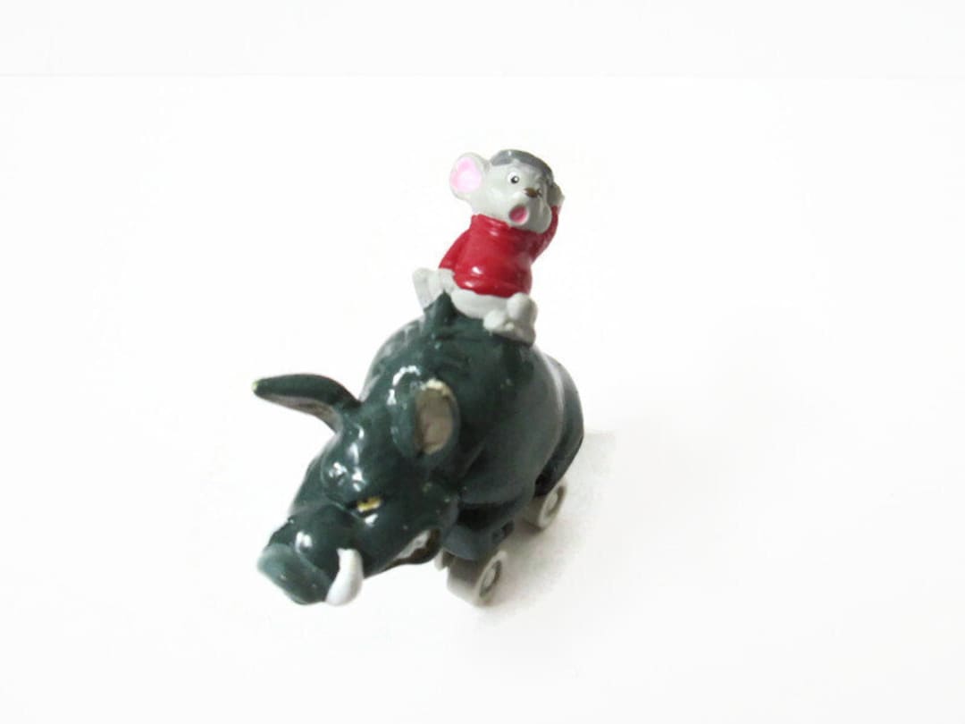 Bernard the Janitor Riding an Angry Razorback Pig From the Rescuers ...