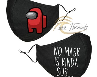 Among Us Mask Kids - Etsy