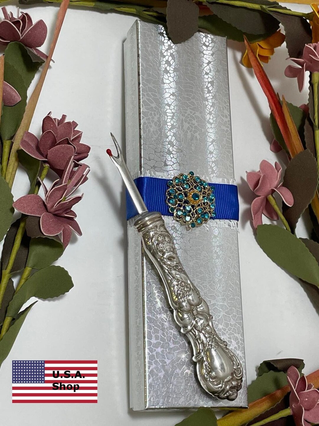 Seam Ripper, Vintage Silver Handle, Sewing Tool, C. 1902, Handmade ...