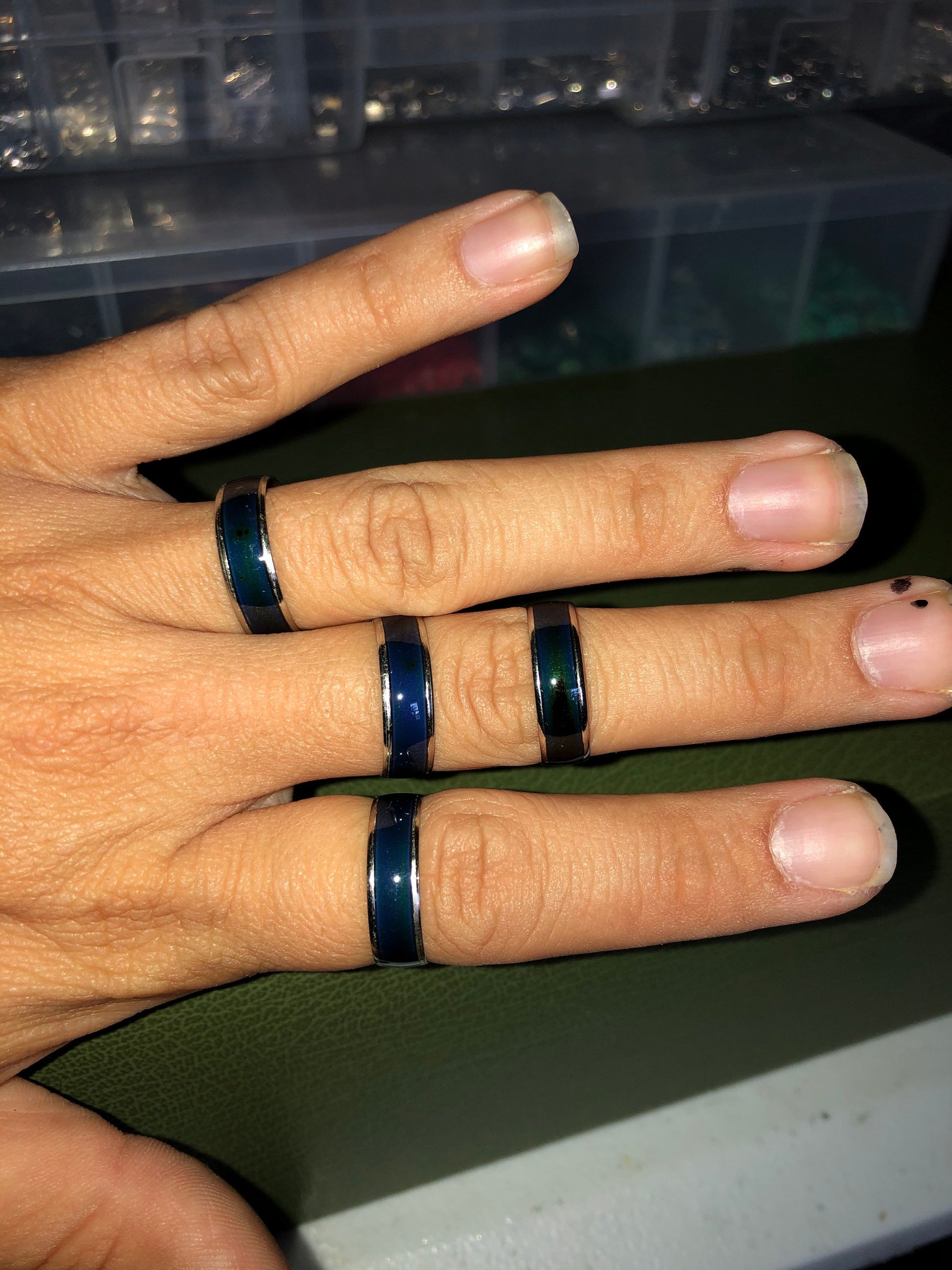 Mood Ring Band. - Etsy