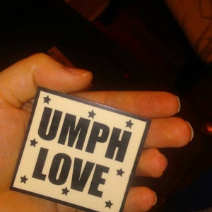 Glow in the Dark UMPH LOVE Sticker. - Etsy