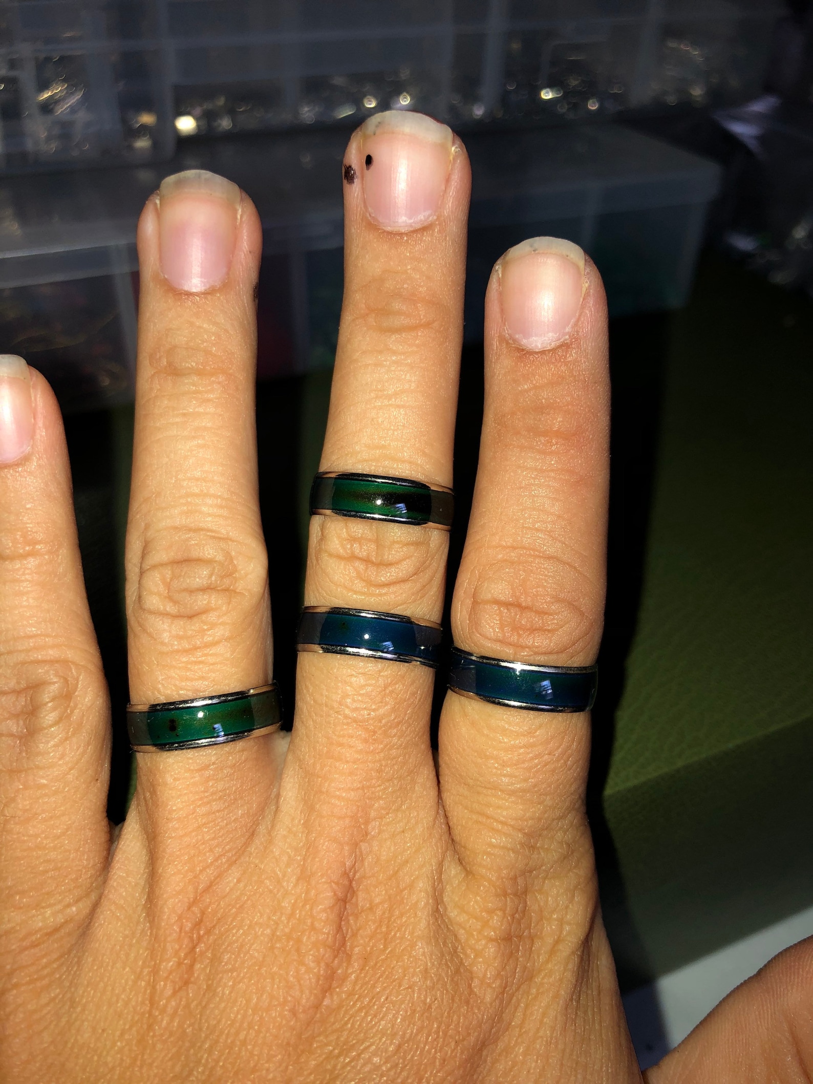 Mood Ring Band. - Etsy