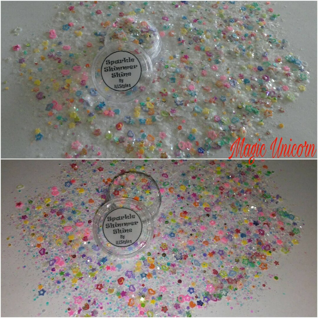 Colorful Glitter. 9 Different Kinds to Choose From. Sparkle Shimmer ...