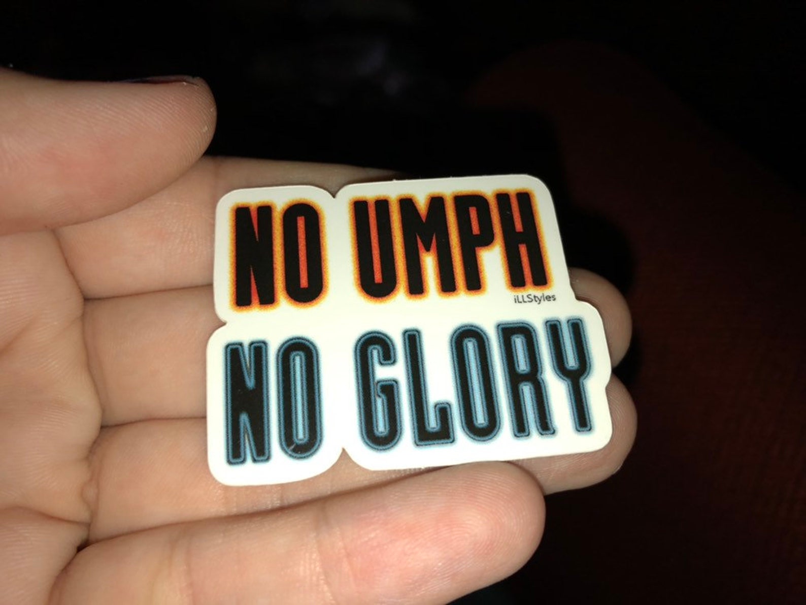 No Umph No Glory Vinyl Sticker // Umphrey's Mcgee Sticker | Etsy