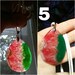 Gorgeous Watermelon Agate Geode Crystal Pendant Necklace. 10 - Etsy