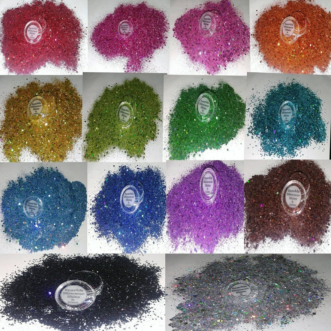 Holographic Glitter. 17 Different Kinds to Choose From. Sparkle Shimmer ...