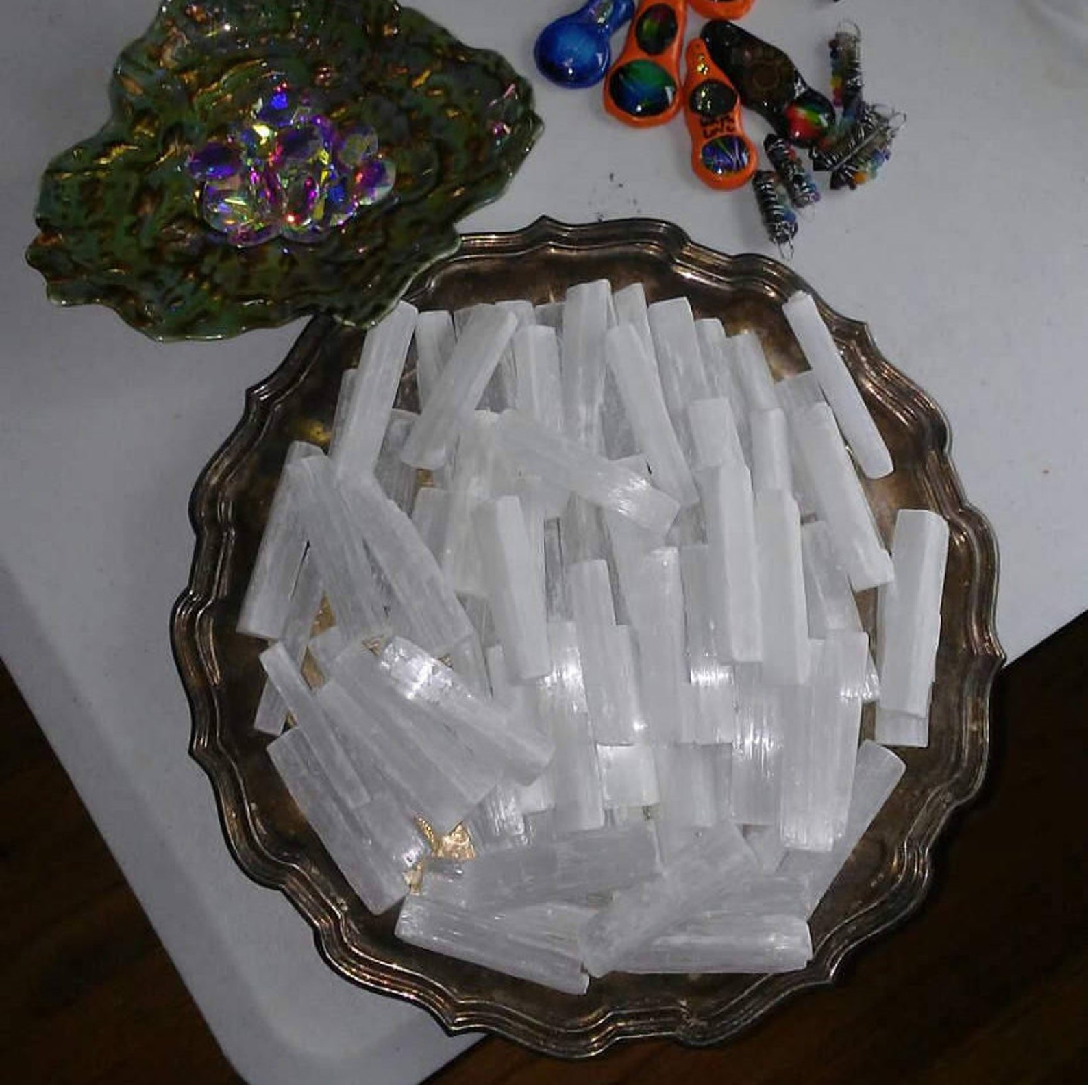 Selenite Crystal Stick. - Etsy
