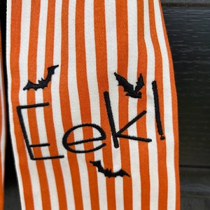 Halloween Black Cat Wreath Sash, Halloween Wreath Sash - Etsy