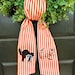 Halloween Black Cat Wreath Sash, Halloween Wreath Sash - Etsy