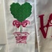Valentine Topiary Wreath Sash, Heart Topiary Sash, LOVE Wreath Sash ...