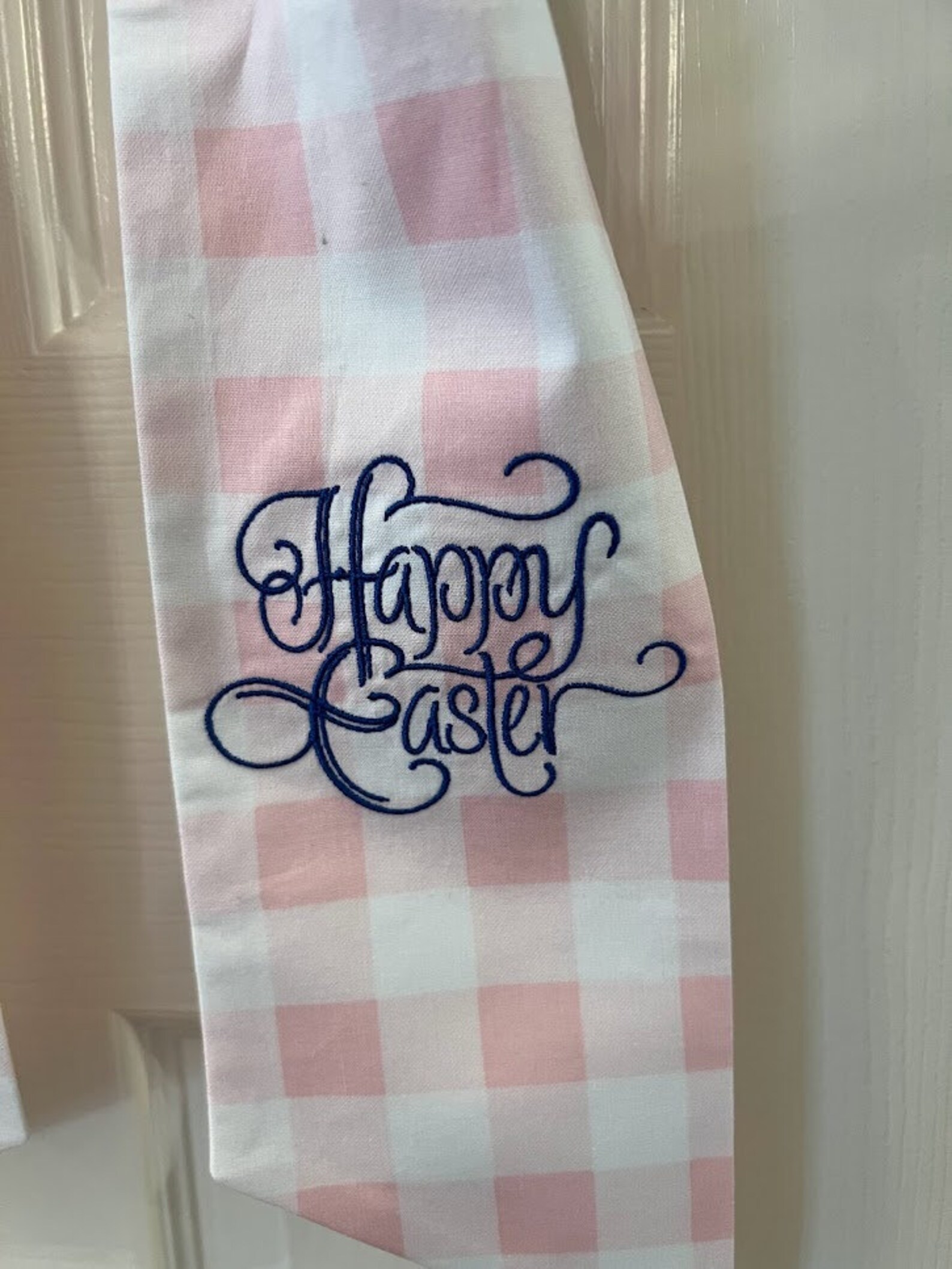 Spring Wreath Sash, Easter Wreath Sash, Bunny Wreath Sash, Chinoiserie ...