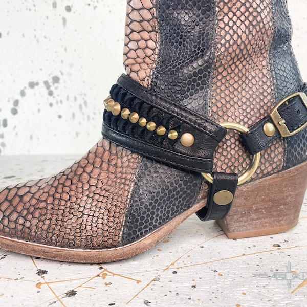 Harness Boot - Etsy