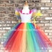 Affordable Rainbow Butterfly Tutu Dress With Wings, Wand and Hairclip ...