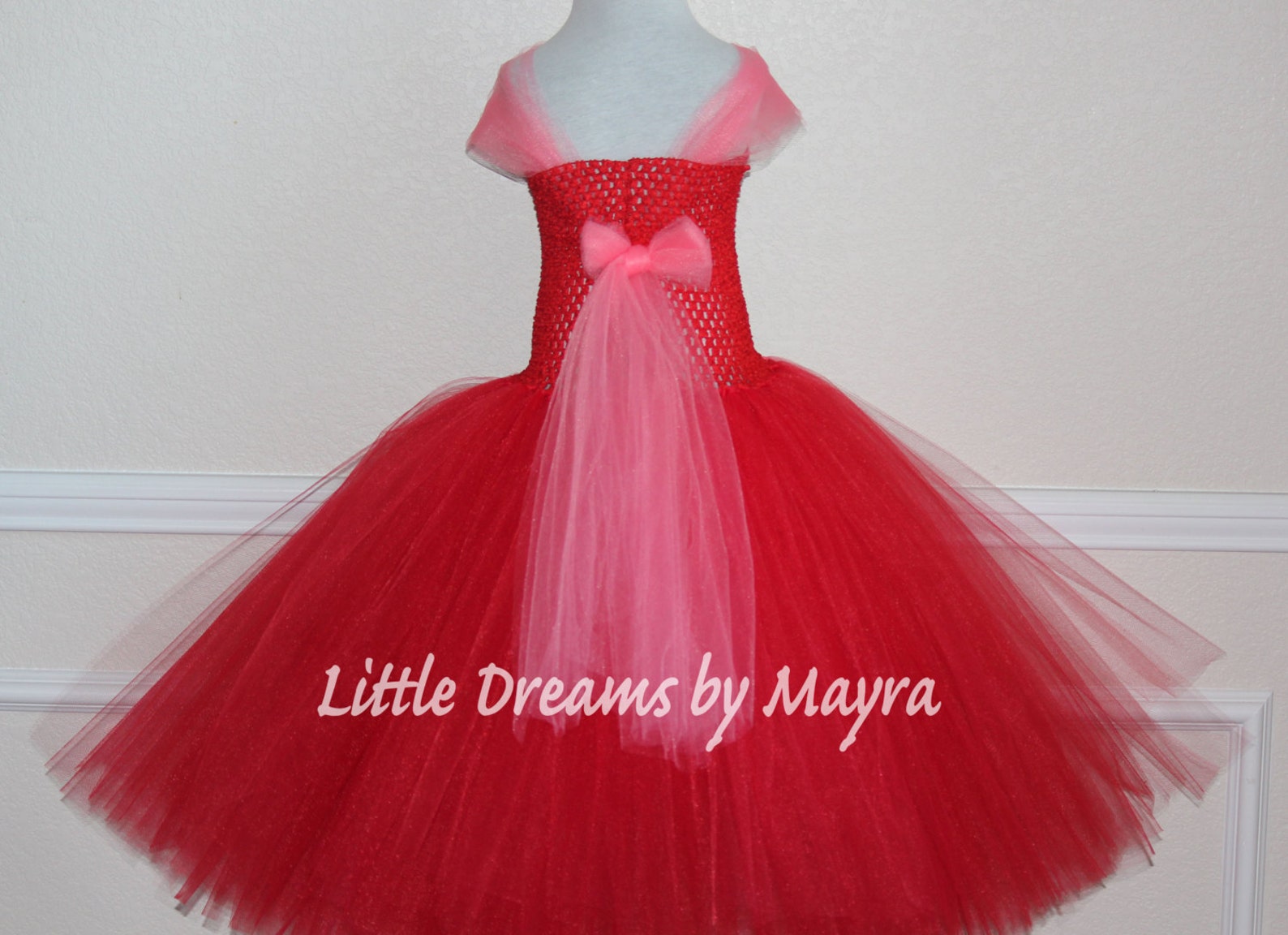 Red Tutu Dress Latina Princess Inspired Birthday Dress Size - Etsy