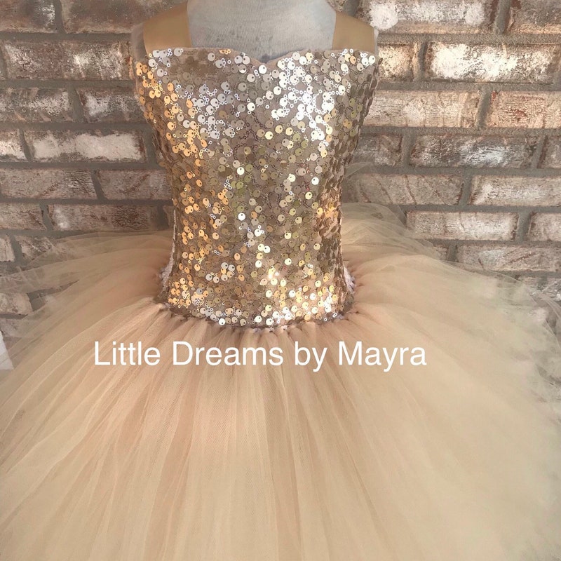 Gold Tutu Dress - Etsy