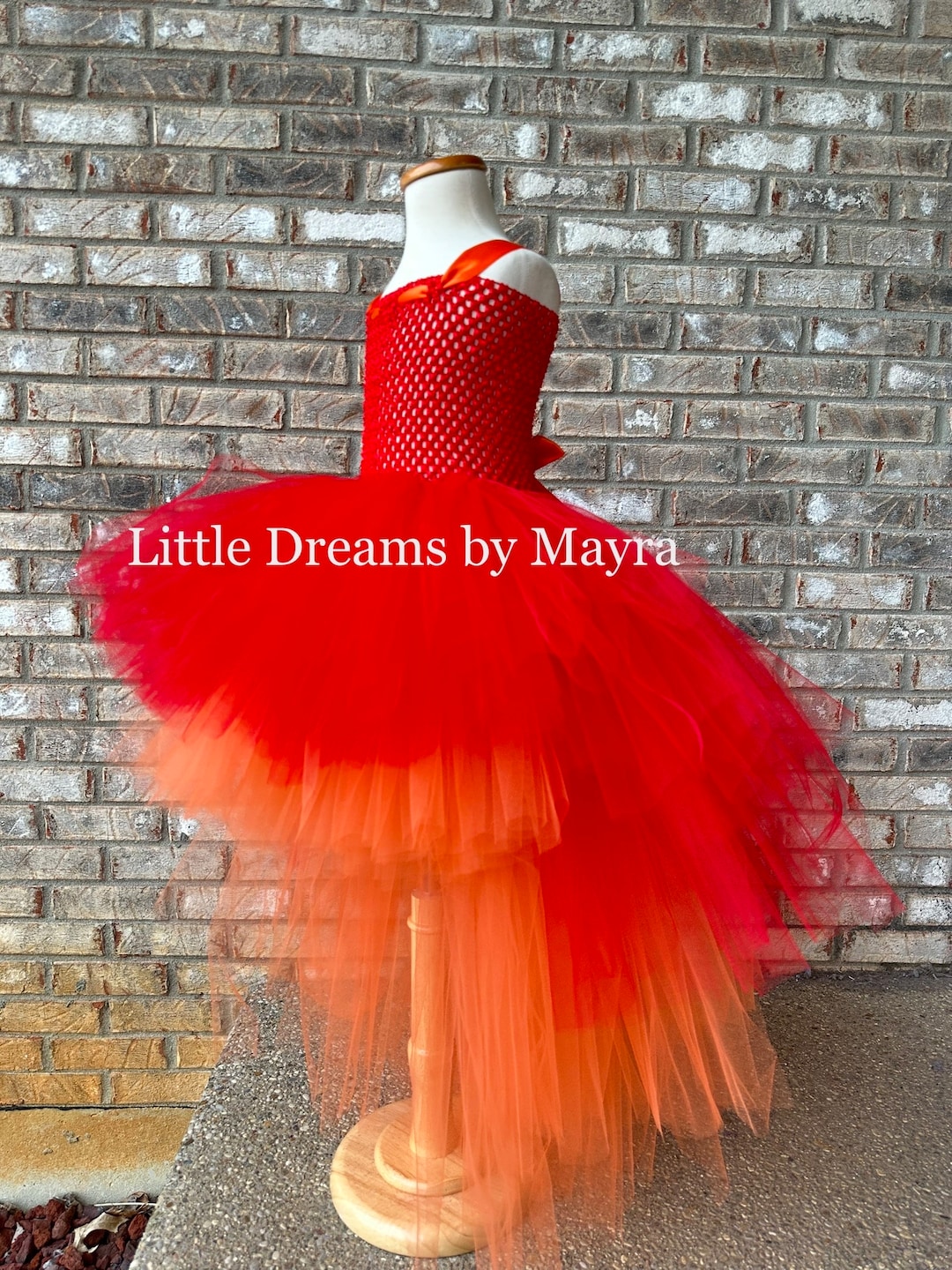 High Low Tutu Dress Your Choice of Color, Fire Tutu Dress, Fire ...