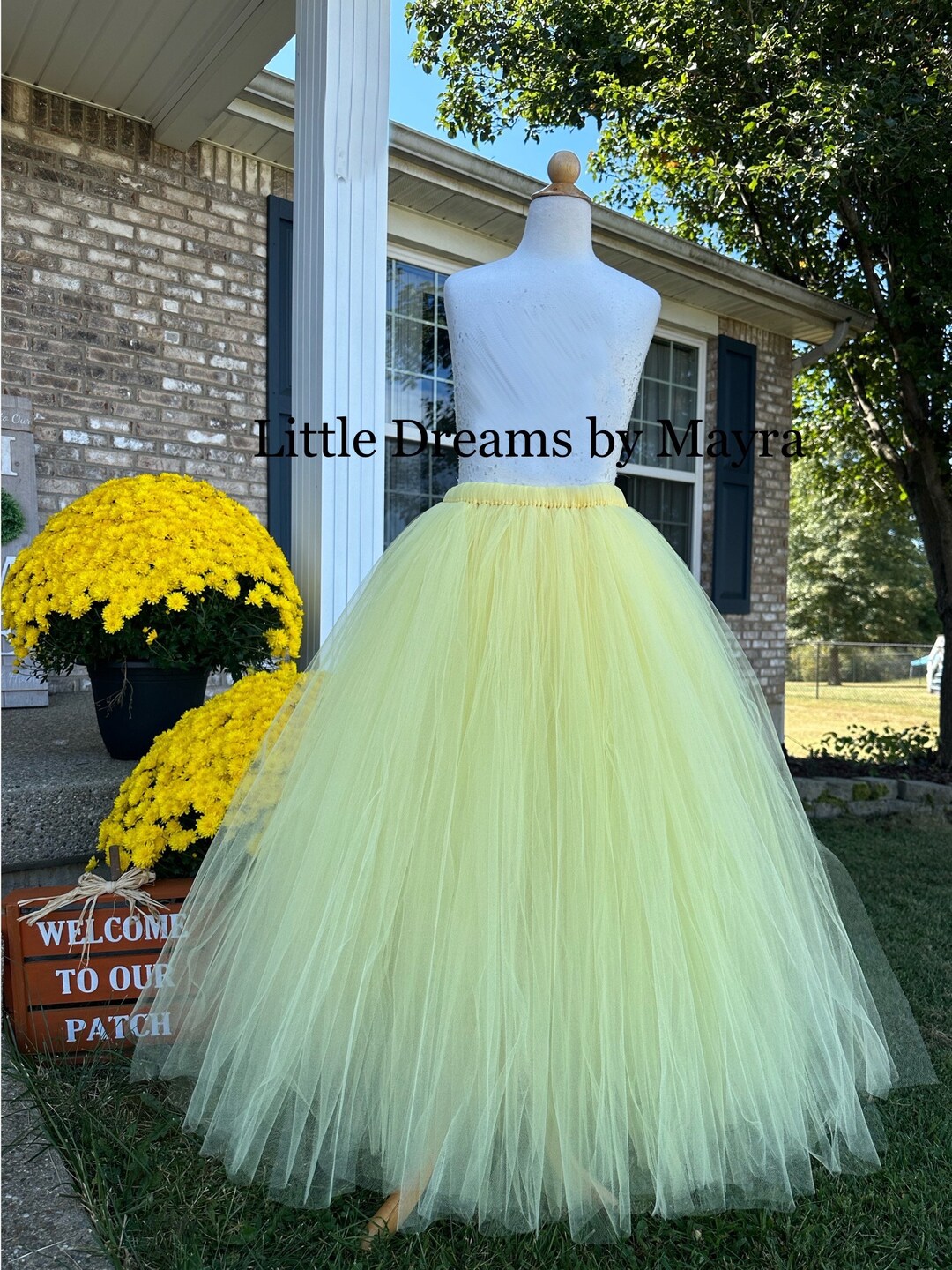 Light Yellow Tutu Skirt, Available in More Colors, Adult Tutu Skirt ...