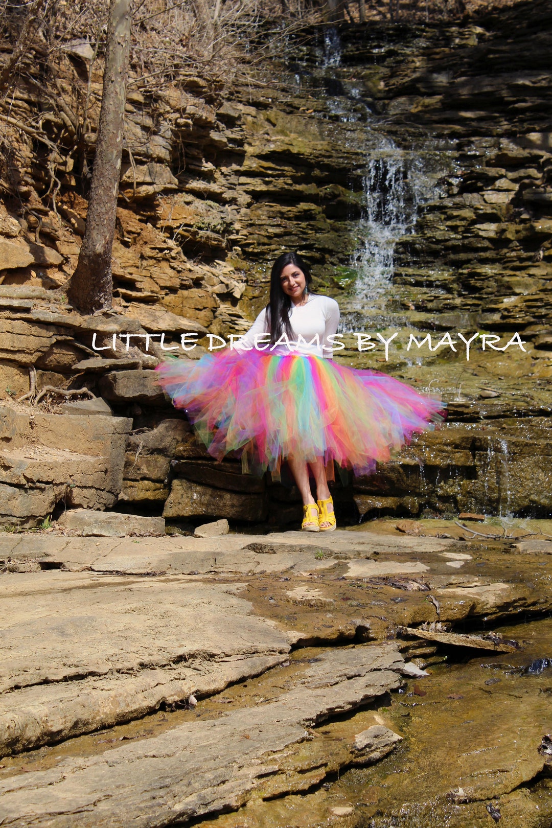 Adult Rainbow Tutu, Bride Bachelorette Tutu Skirt, Maternity Tutu ...