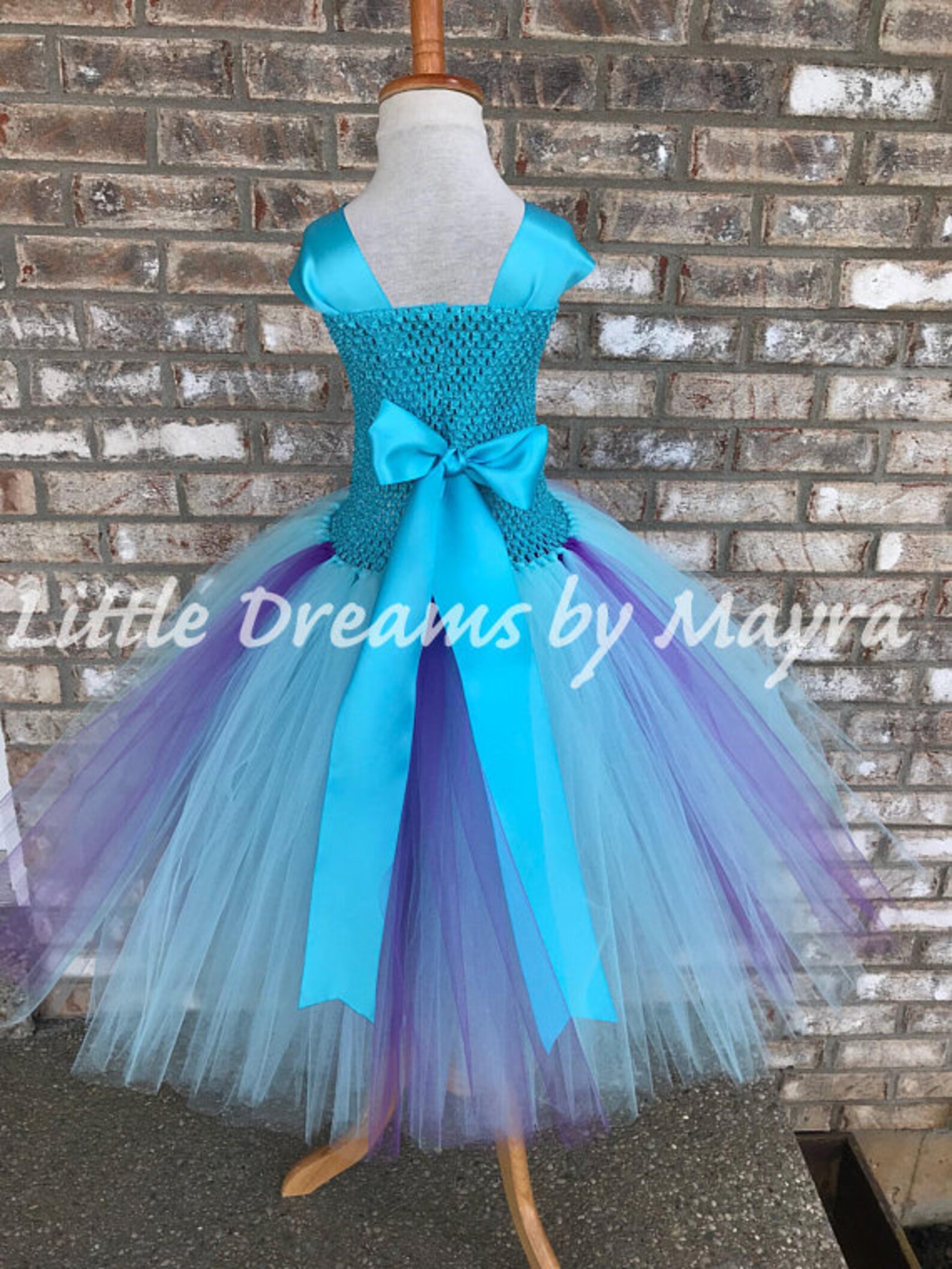 Under the Sea Inspired Tutu Dress Purple and Turquoise - Etsy