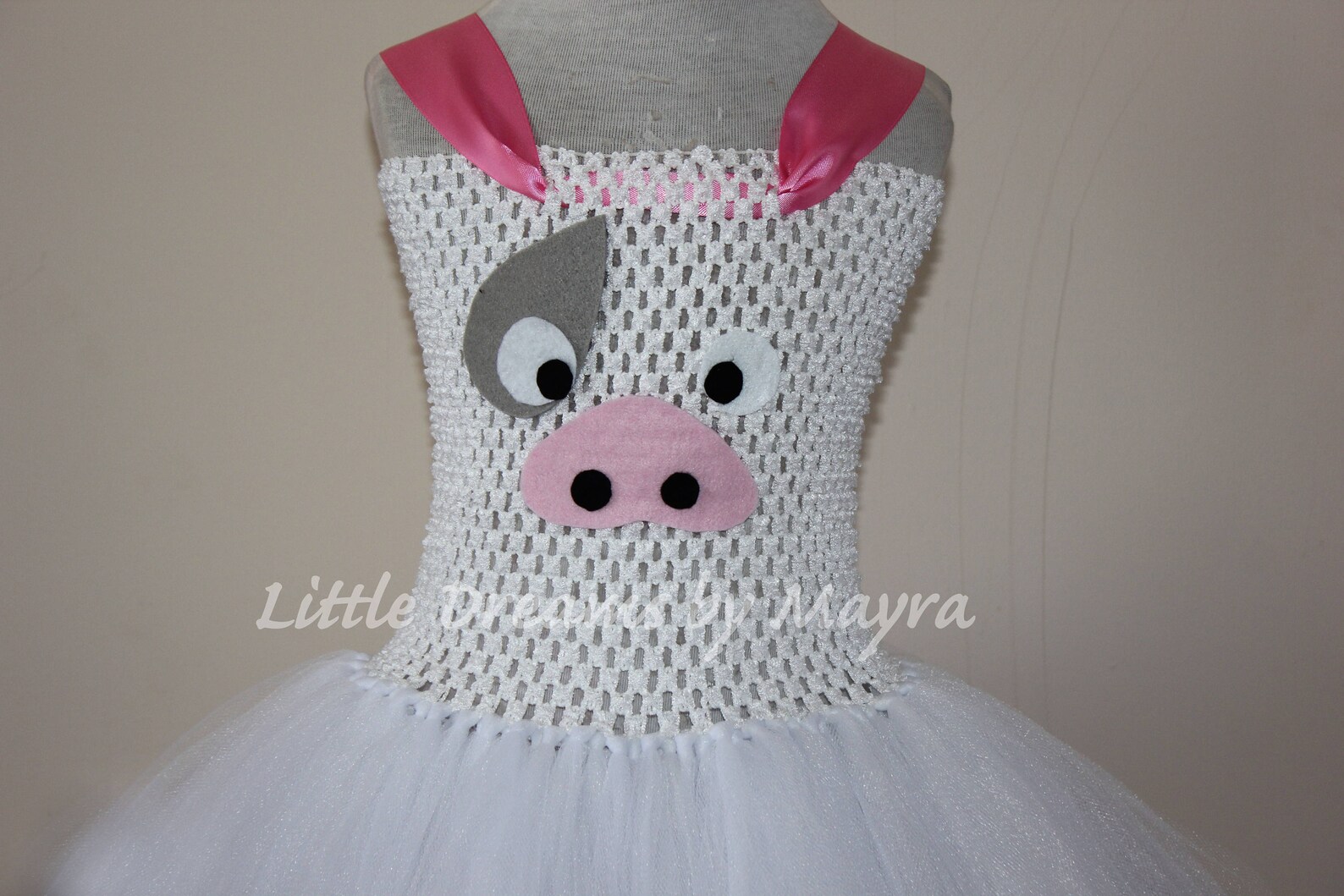 Piggy Inspired Tutu Dress and Matching Hairpiece Piggy - Etsy
