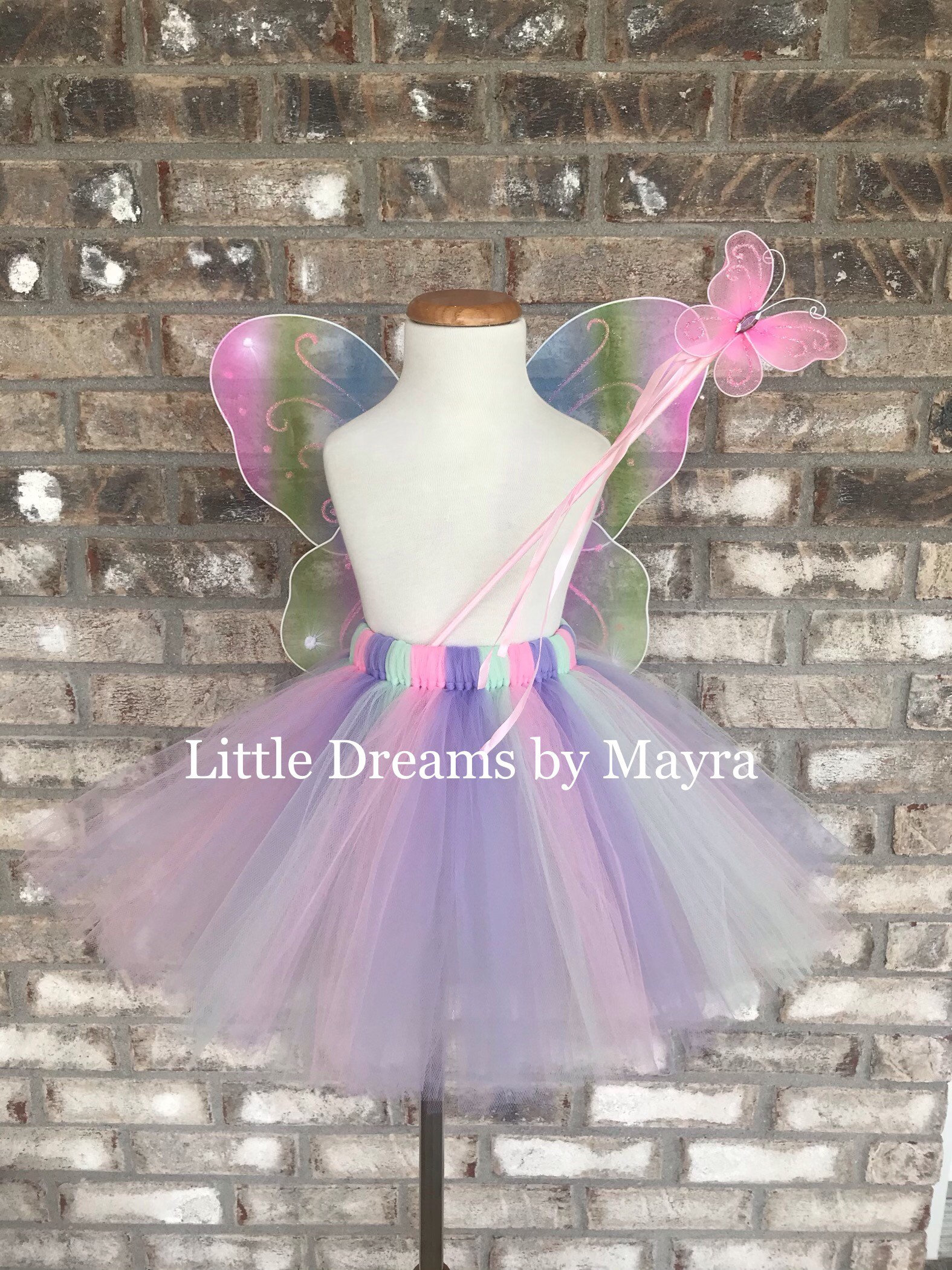 Butterfly tutu with wings and wand flower girl tutu infant | Etsy