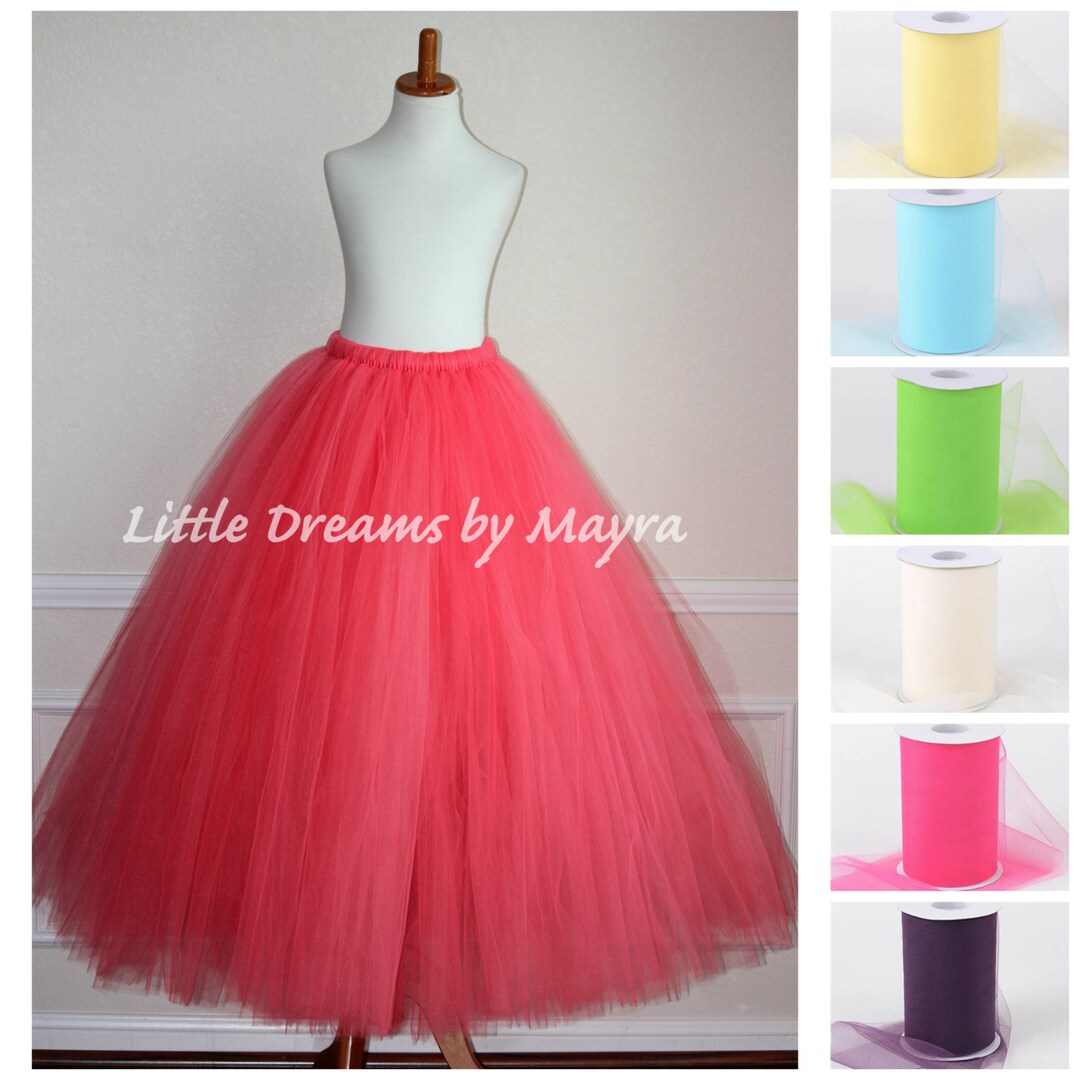 Floor Length Tutu Available in 35colors, Any Size, Kid Tutu Skirt ...
