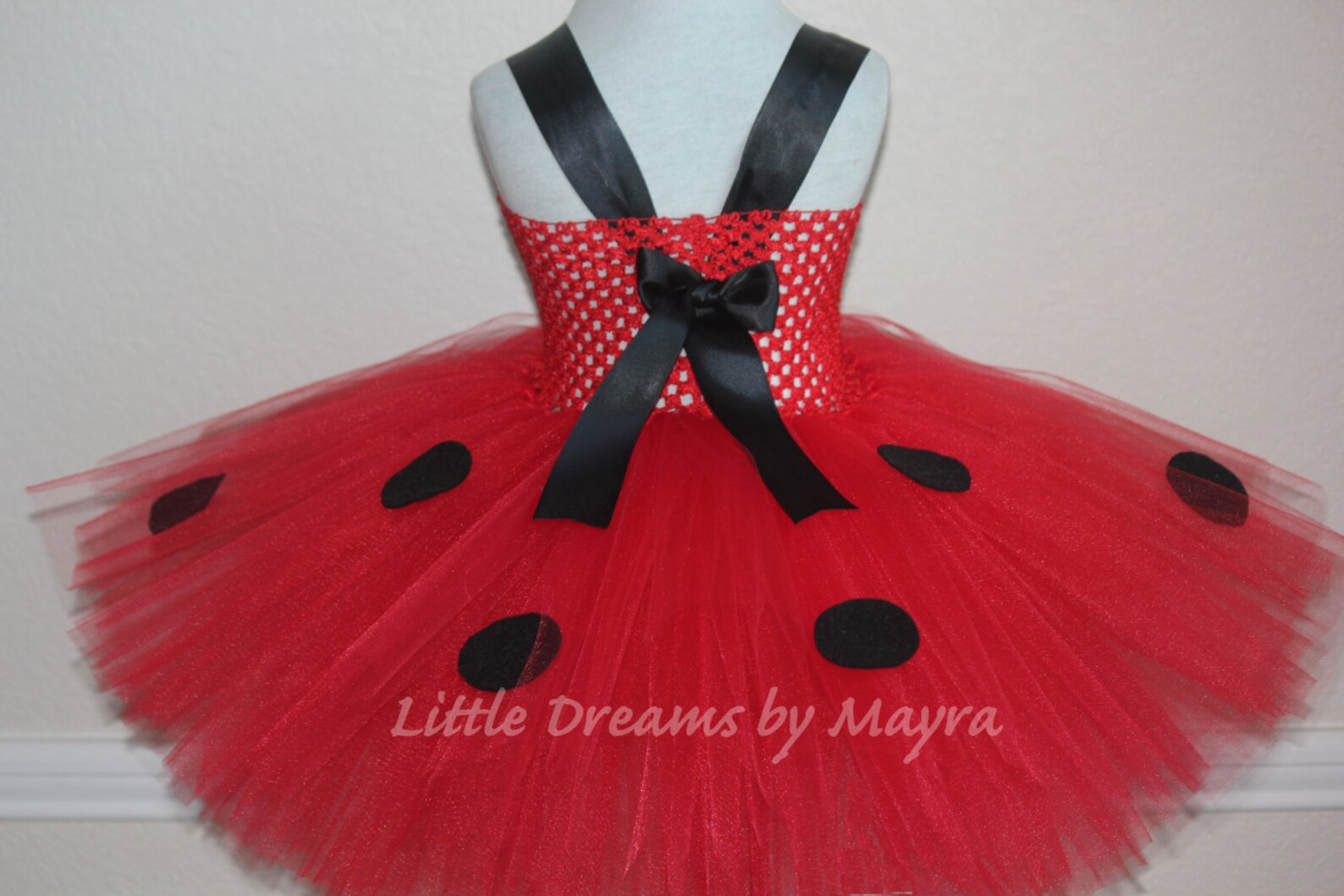 Ladybug Tutu Outfit With Wand, Wings and Antena Headband, Ladybug ...