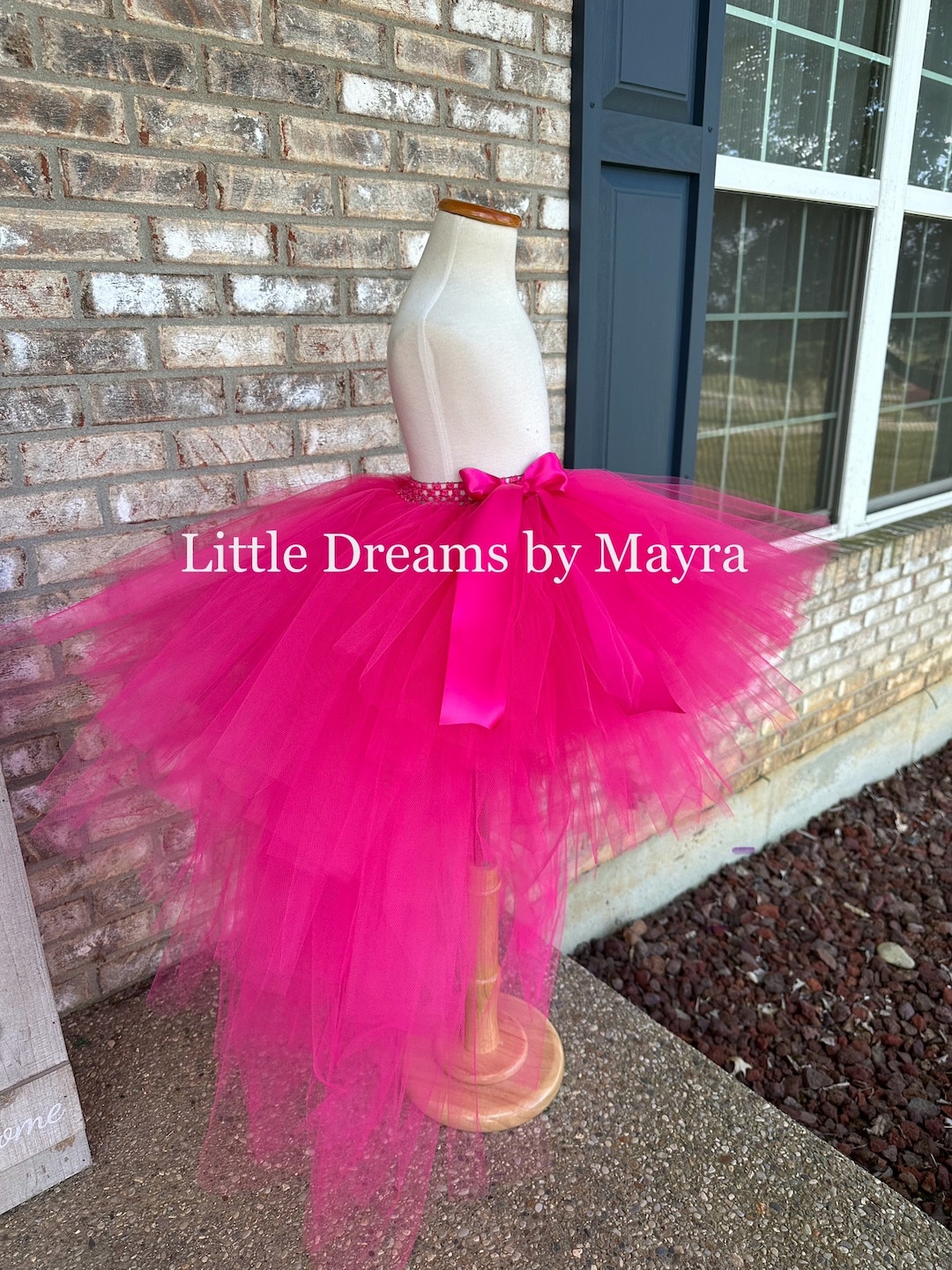 High Low Tutu Skirt, Hot Pink Tutu Skirt, Toddler Tutu, Girl Tutu, Fuchsia Tutu Skirt Available ...