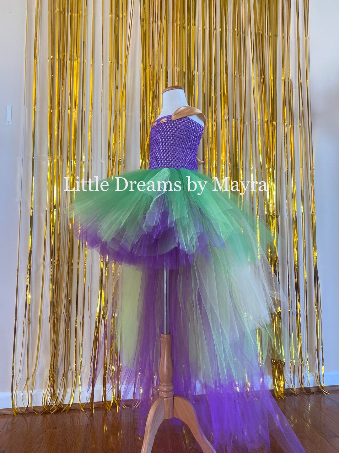 High Low Tutu Dress Your Choice of Color, Mardi Gras Tutu Dress, Baby ...