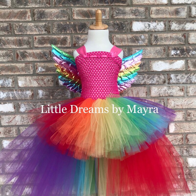 Rainbow Party Dress - Etsy