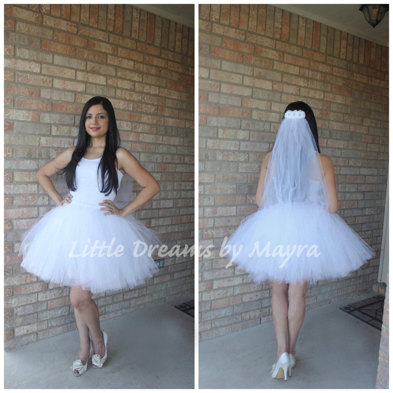 Bride Bachelorette Tutu Skirt and Veil Bridal Tutu Set Fun - Etsy